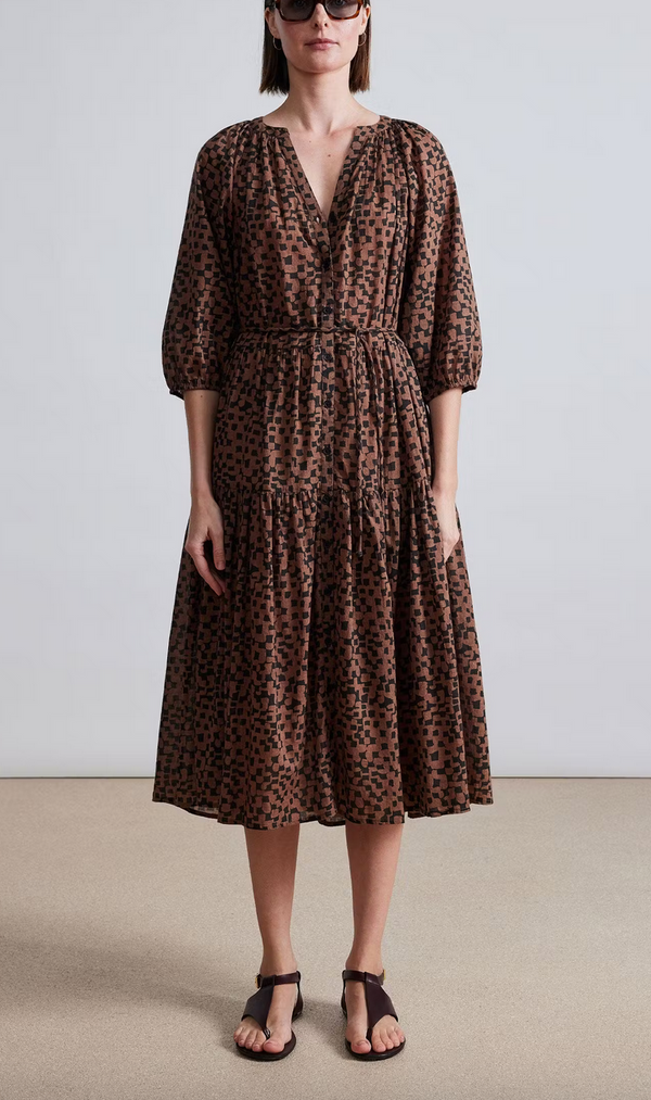 Mitte dress scattered geo - Salt Wellfleet